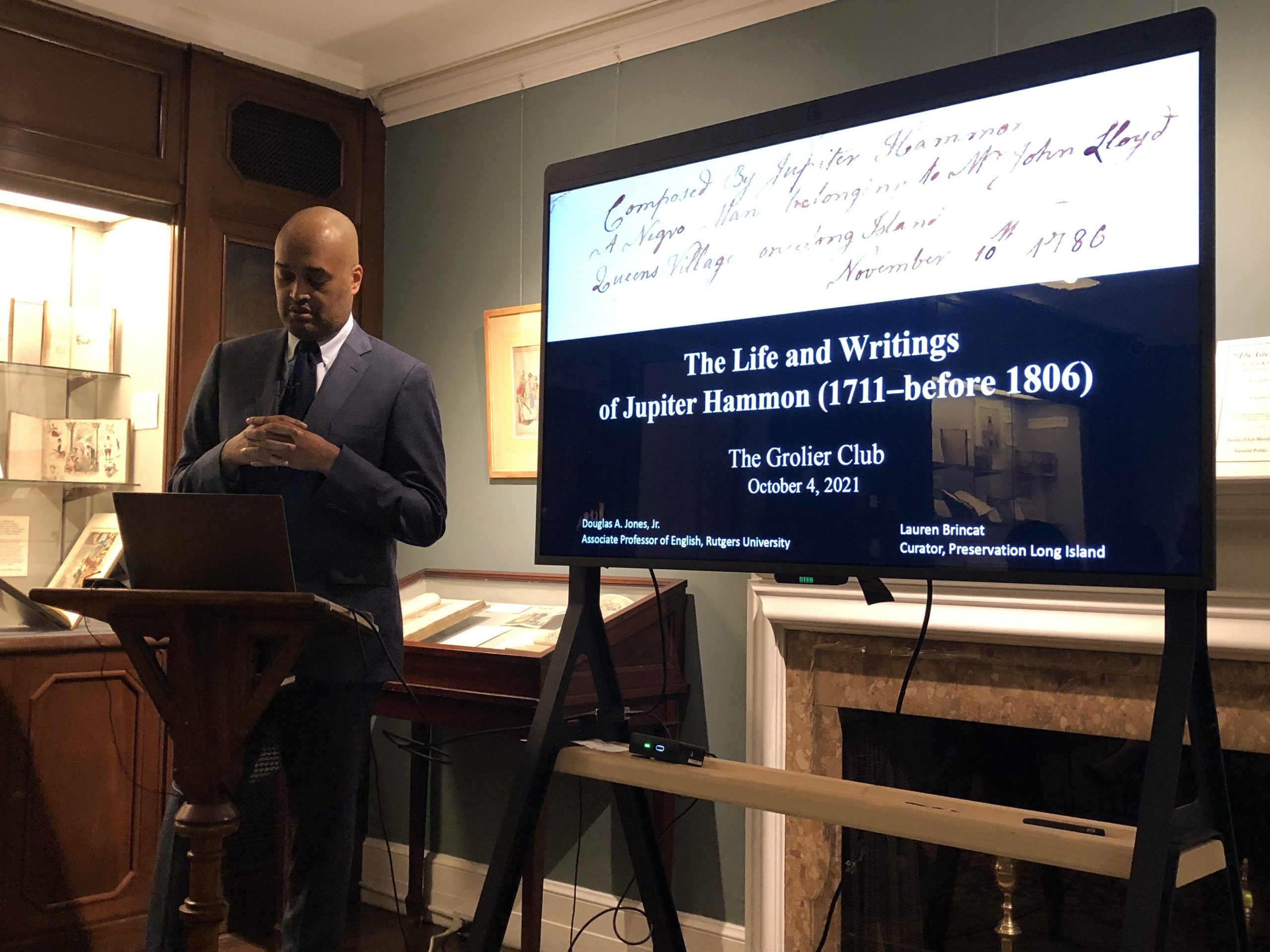Works of Poet Jupiter Hammon Featured at Grolier Club - Preservation ...